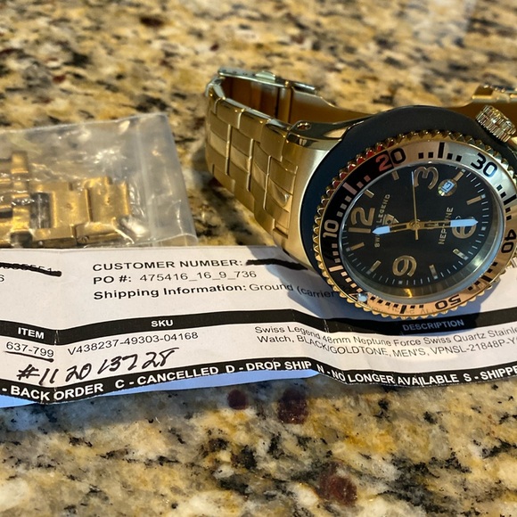 Swiss Legend | Accessories | Swiss Legend Neptune Force Mens Watch ...